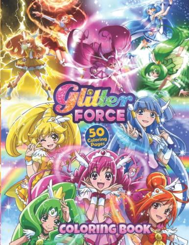 Buy Glitter Force Coloring Book: Glitter Force Doki Doki Coloring Book ...