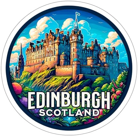 Amazon.com: No Thorns Media Edinburgh Scotland Sticker Travel Outdoors ...