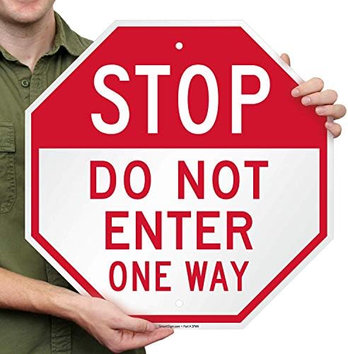 Blank Do Not Enter Sign