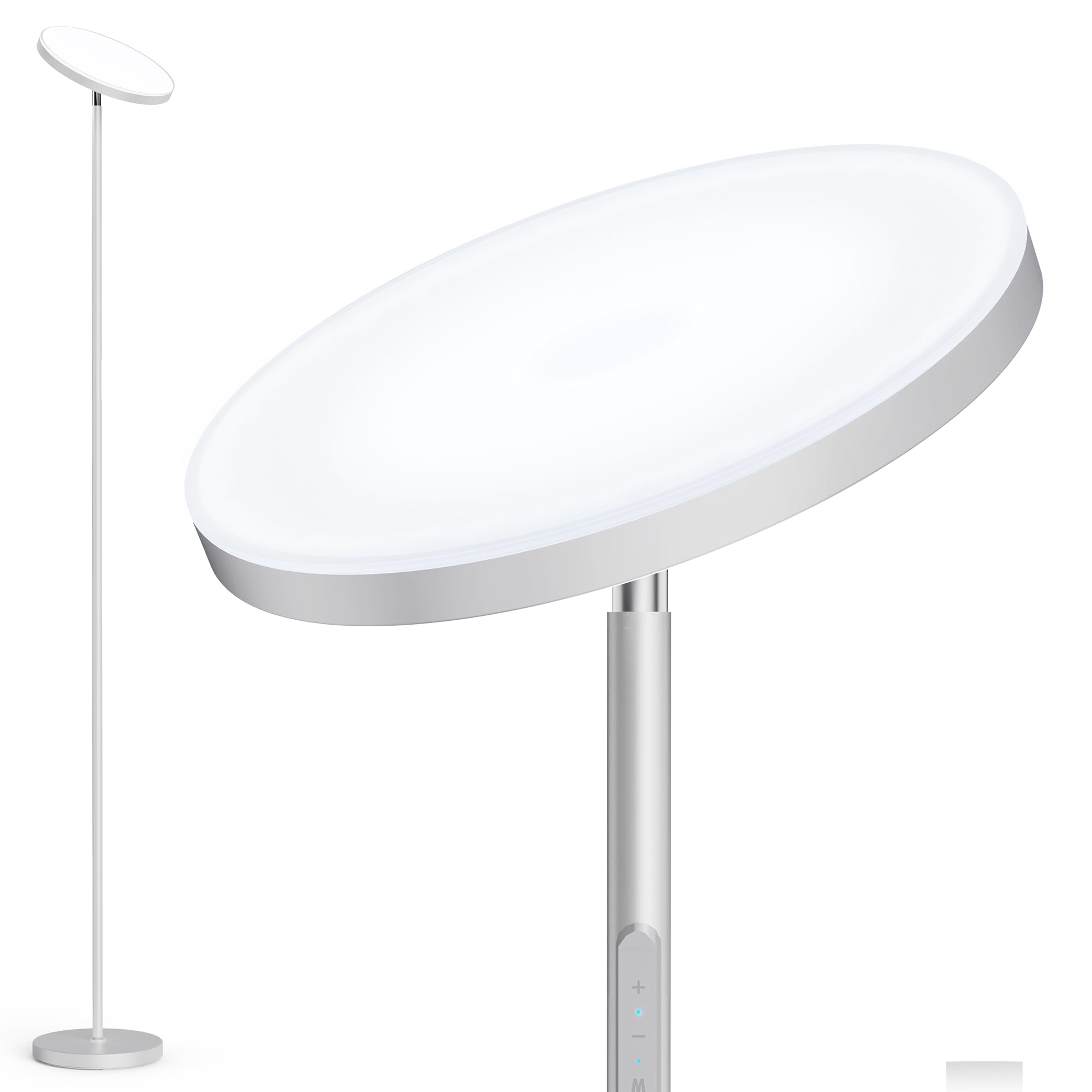 Ecoiot LED Floor Lamp, 30W/2500LM Super Bright Standing Light, Modern ...