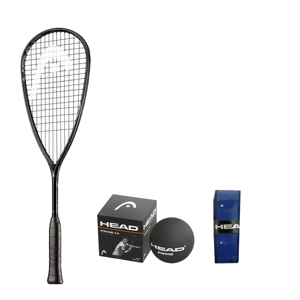 Buy HEAD Squash Racket 360 Speed 120 SB with Prime Double dot Squash ...