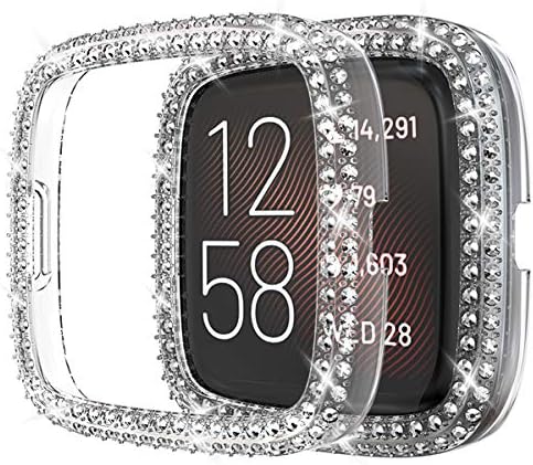 Amazon.com: Protector Case Compatible with Fitbit Versa 2 Cover, No ...