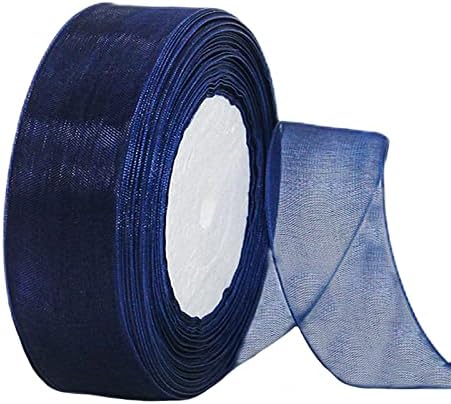 Blue Satin Ribbon 4 Inch x 22 yd Wide Thick Royal Blue Ribbon for A ...