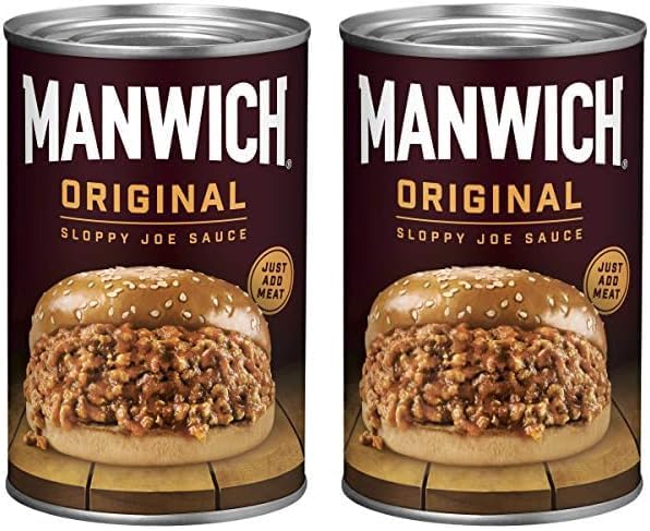 Amazon.com: Manwich Original Sloppy Joe Sauce, Canned Sauce, 15 oz ...