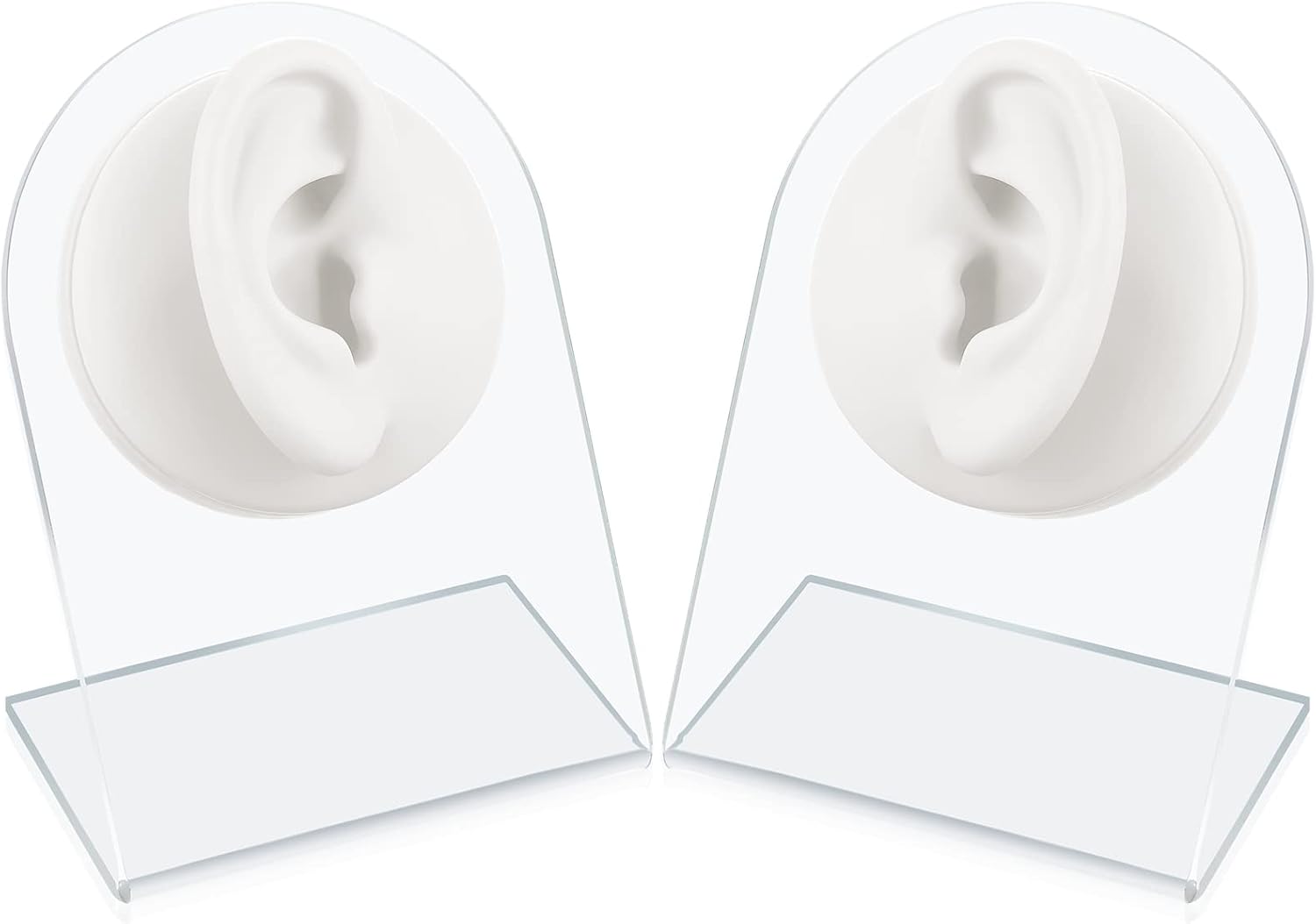 Amazon.com: 2 Pcs Flexible Silicone Ear Model Reused Soft Mold for ...