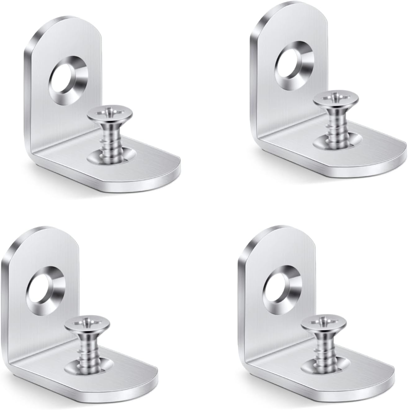 Amazon.com: 60PCS L Bracket Corner Brace, Stainless Steel L Brackets ...