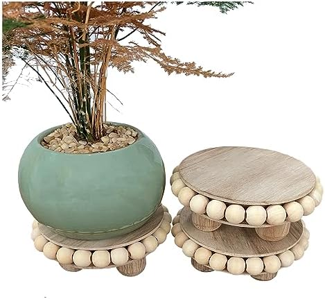 Amazon.com: 3 Pcs Small Wood Risers for Display,Mini 4 Inch Wooden ...