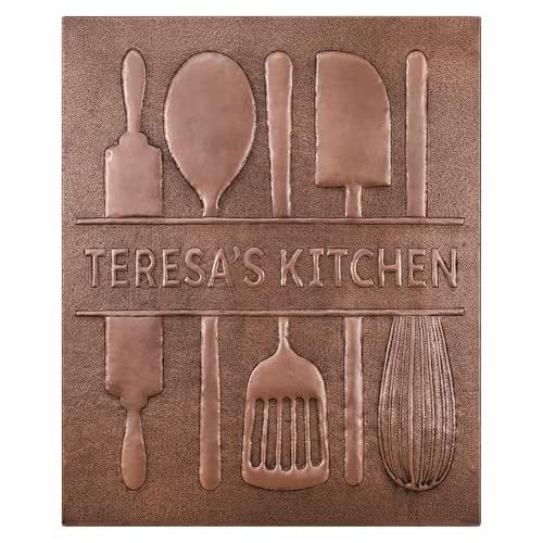 Amazon.com: Copper Kitchen Quote Sign, Custom Sign with Kitchen ...