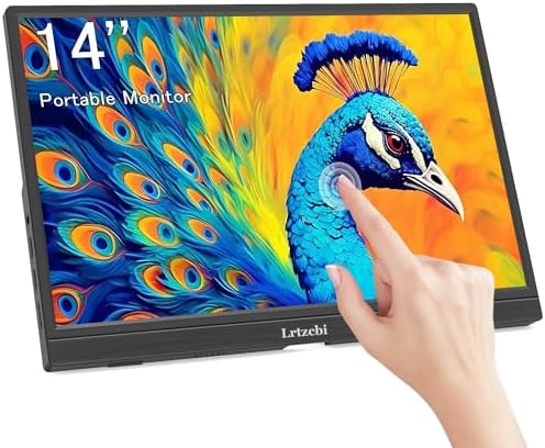 Portable Monitor Touchscreen 14inch IPS Display 1920x1080 with HDMI ...