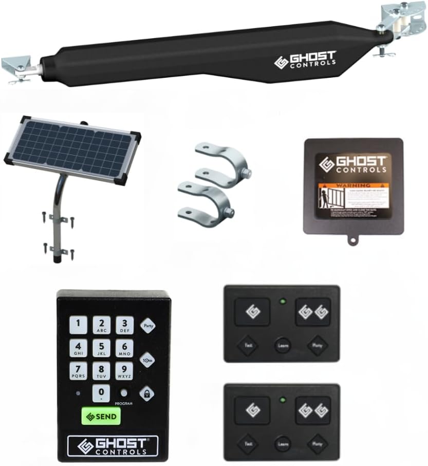 Amazon.com: Ghost Controls Decorative Single Solar Bundle with Wireless ...
