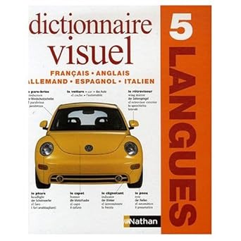 Amazon.com: FIve Language Visual Dictionary : English French German ...
