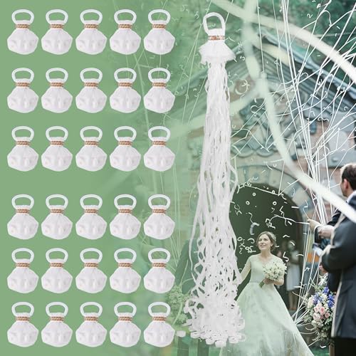 Amazon.com: HAPYFMSHI 30 Pack Streamer Poppers | No Mess Confetti ...