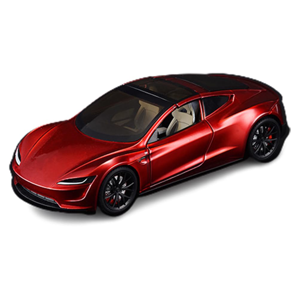 Amazon.com: 1/24 Diecast Roadster Model Car with Pull Back Function ...