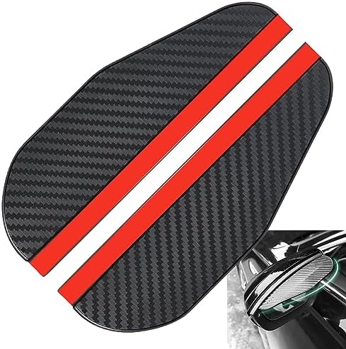 TCPENG 1 Pair Car Side Wing Mirror Rain Protector Cover Cap Smoke Guard ...