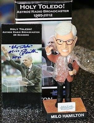 Milo Hamilton Signed SGA Astros Bobblehead - PSA/DNA Certified ...