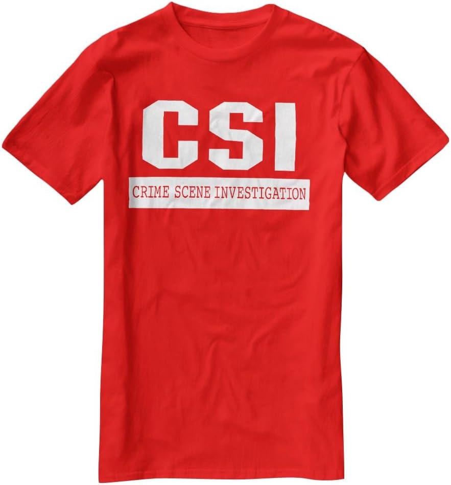 Nu Image B024 CSI Crime Scene Investigation Red XXXL at Amazon Men’s ...