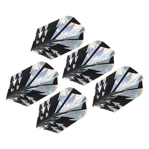 PATIKIL Slim Dart Flights, 5 Pack PET Unique Design Dart Accessories ...