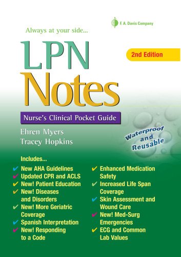 LPN Notes: Nurse's Clinical Pocket Guide: 9780803617674: Medicine ...