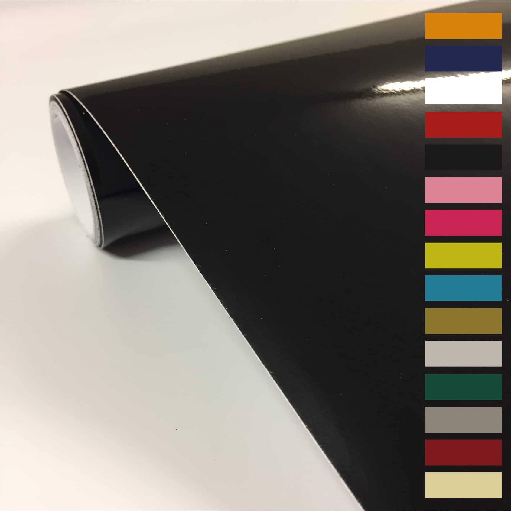 vgoltd Gloss Sticky Vinyl Wrap Furniture Stickers Cupboard Covering ...