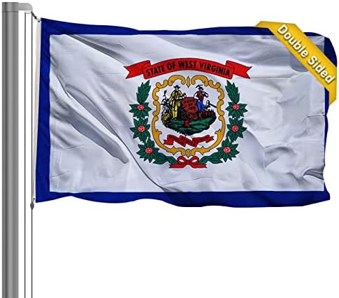 Amazon.com : TOPFLAGS West Virginia Flag 3x5 Made in USA-Double Sided ...