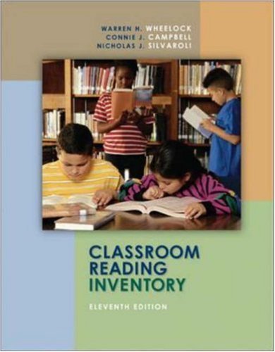 Classroom Reading Inventory: 11th (eleventh) Edition: aa: Amazon.com: Books