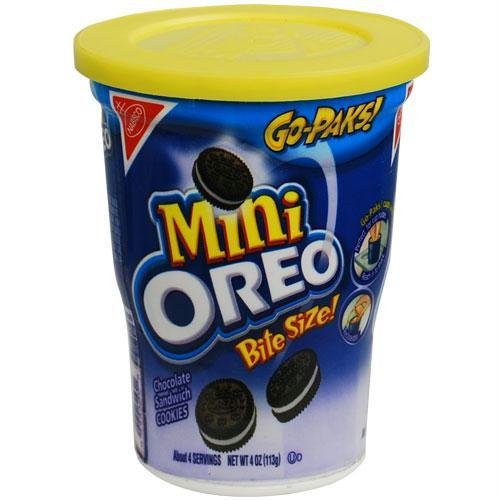 Amazon.com: A.G.M. OREOS Mini Oreos Cookies Go-Paks Safe Can : Grocery ...