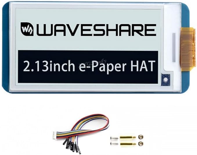Amazon.com: 2.13 inch E-Ink Display e-Paper HAT Resolution 250x122 SPI ...