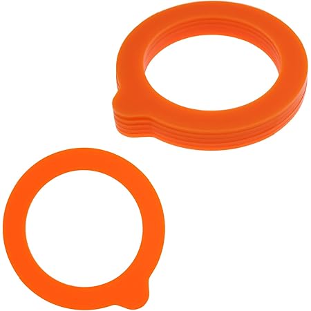 Spesh 10 Pcs Silicone Jar Seals 93x68mm Leakproof Jar Gaskets ...