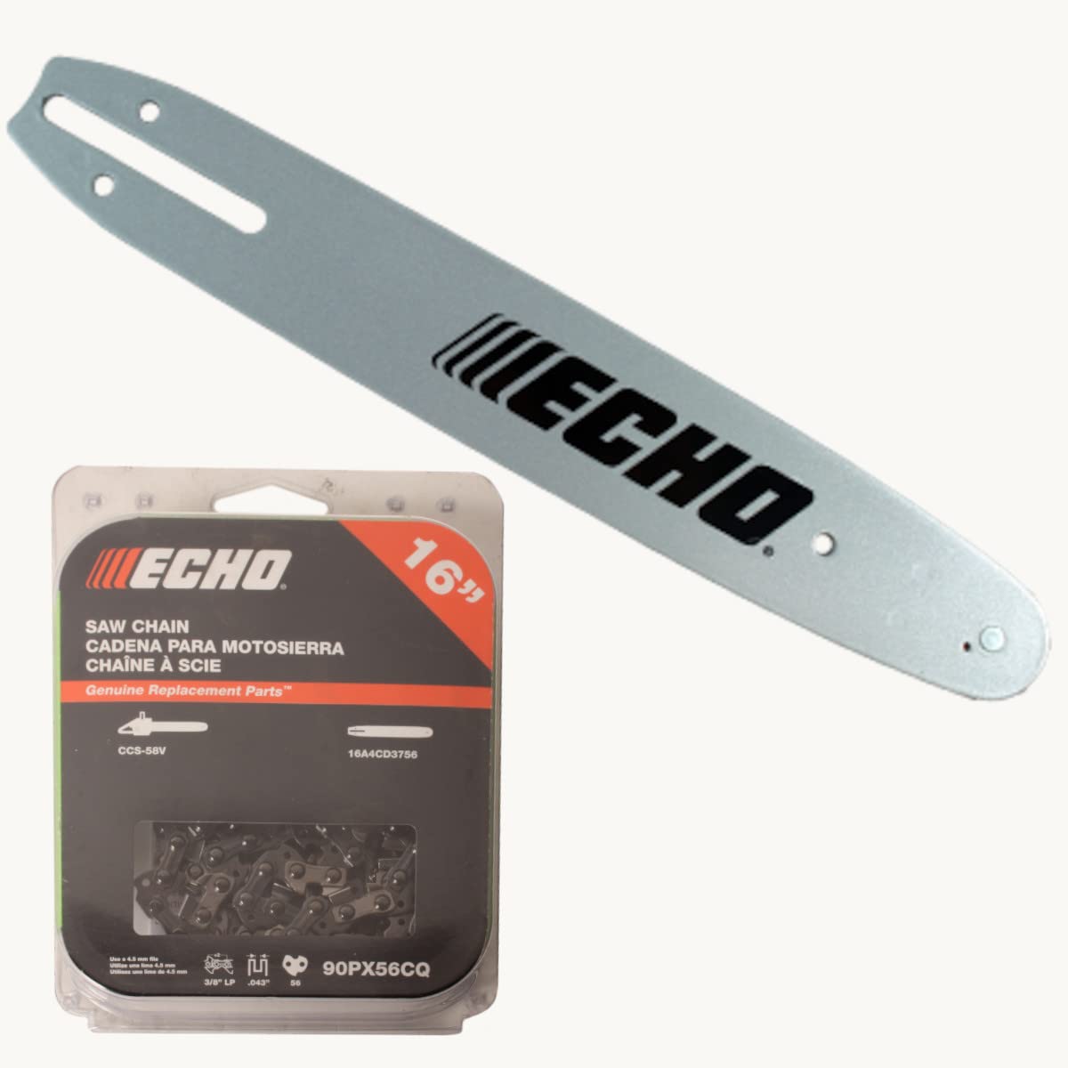 Amazon.com: 16A4CD3756C + 90PX56CQ Echo CCS-58V4AH Battery Chainsaw 16 ...