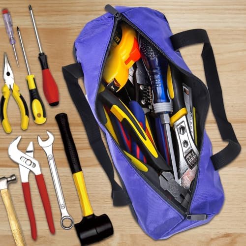 Zipper Utility Pouch, ZffXH 2pcs Wild Mouth Waterproof Handheld ...