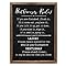 Amazon.com: Wartter Rustic Bathroom Rules Sign,Farmhouse Toilet Wall ...