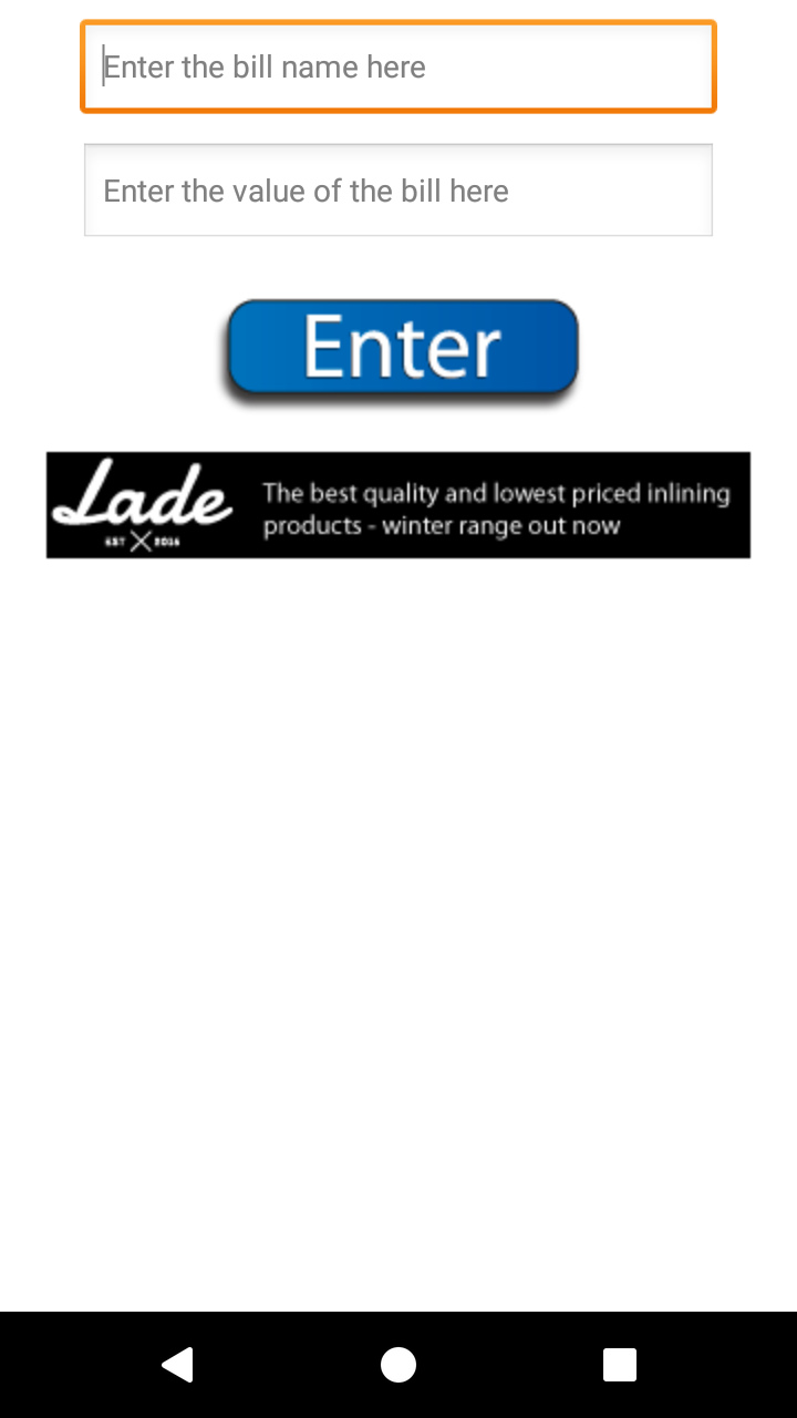 Bill Tracker - App on Amazon Appstore