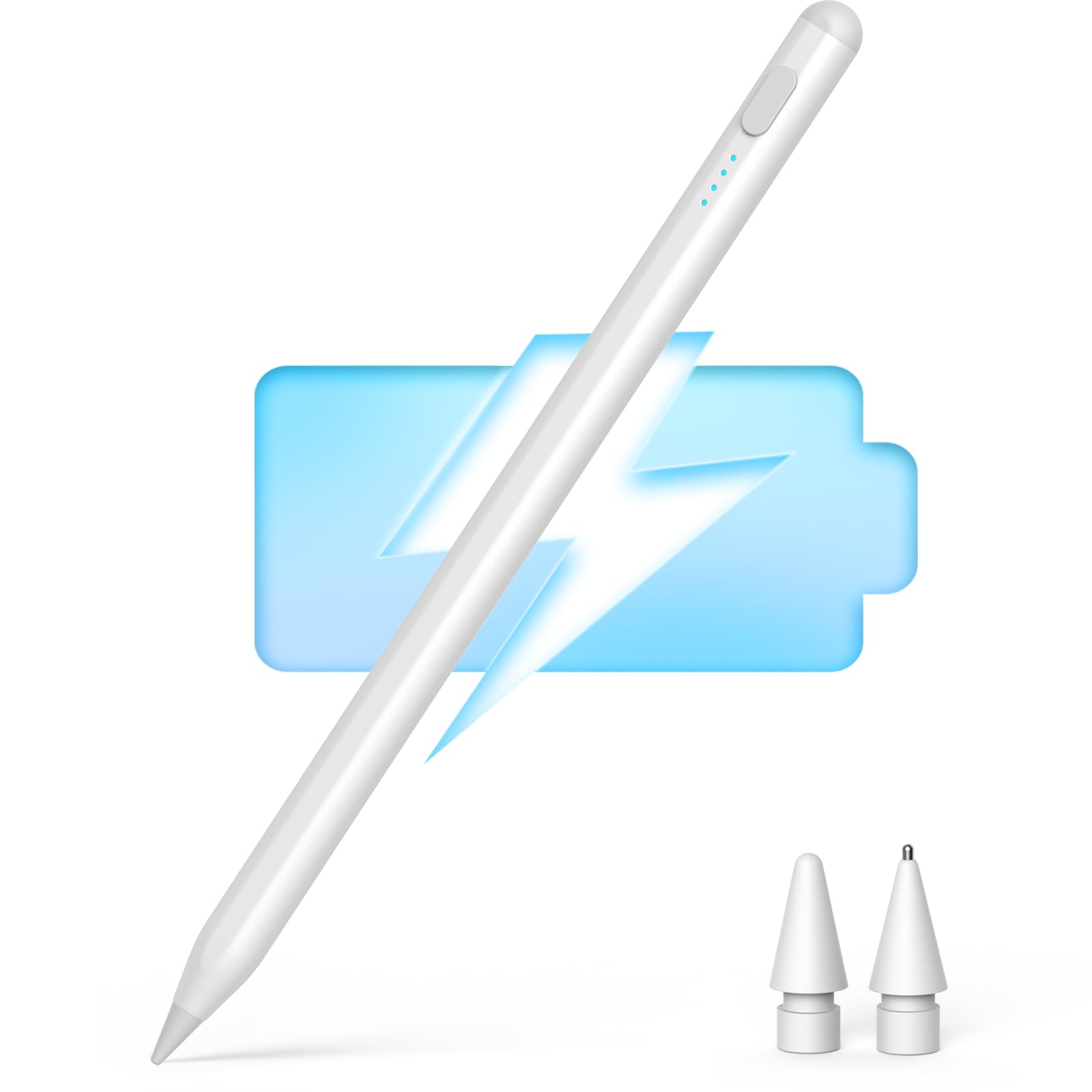 Stylus Pen for iPad 2018-2025, 2X Fast Charge Pencil, Pixel-Perfect ...