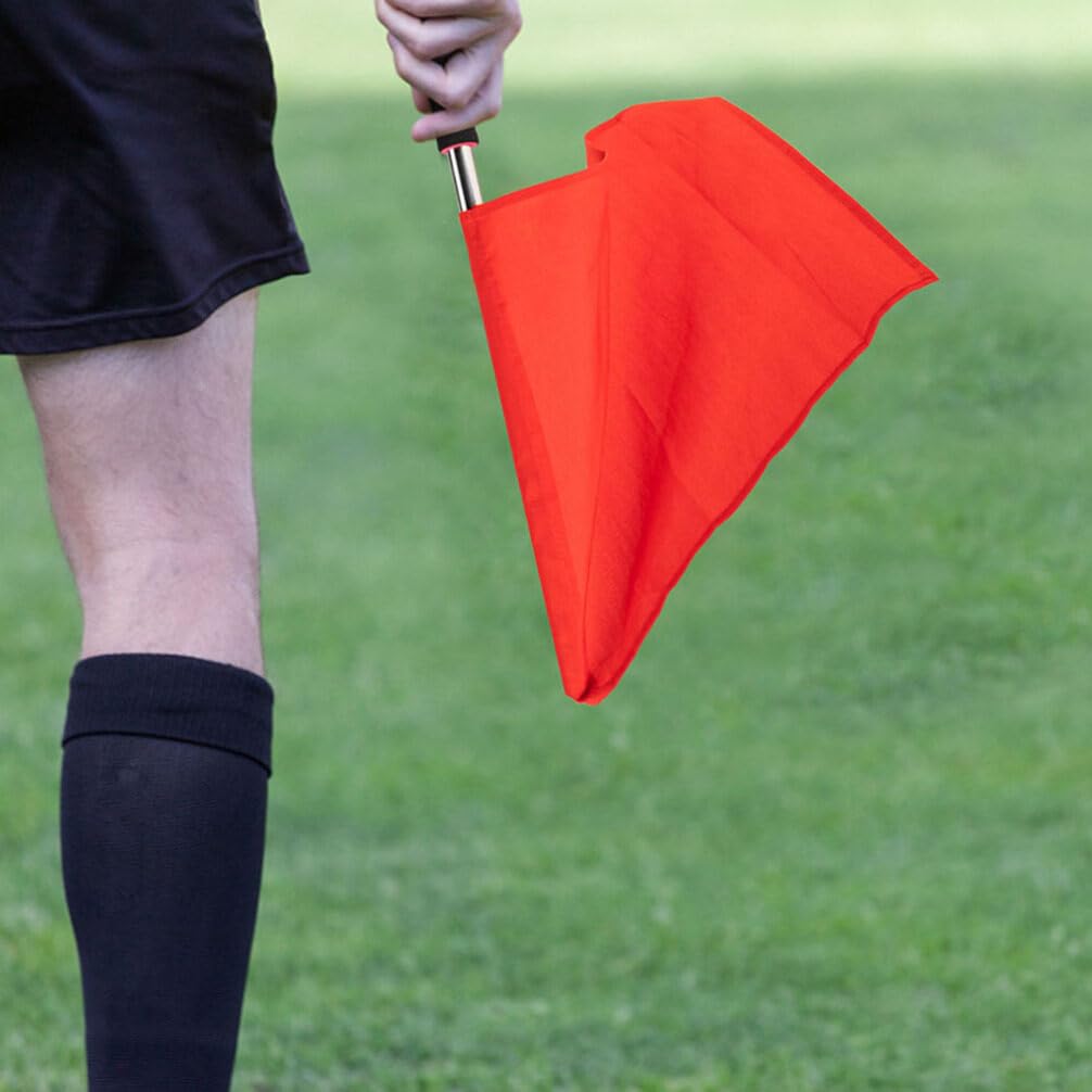 Milisten 4pcs School Referee Flag Commander Flags Match Signal Flags ...
