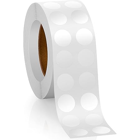 Amazon.com : 3000 Pieces Clear Circle Stickers Clear Round Stickers ...