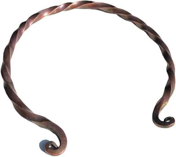ARTIZANSTORE Hand Forged Iron Torc | Viking Torc Necklace for Men ...