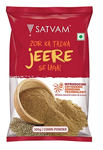 Satvam Cumin Powder, 500 grams | Jeera Powder | Jira Powder | Jiru ...