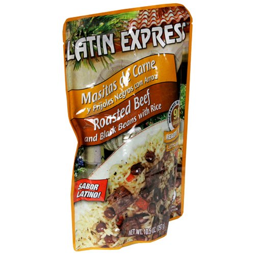 Amazon.com: Latin Express Roasted Beef and Black Beans with Rice, 10.5 ...