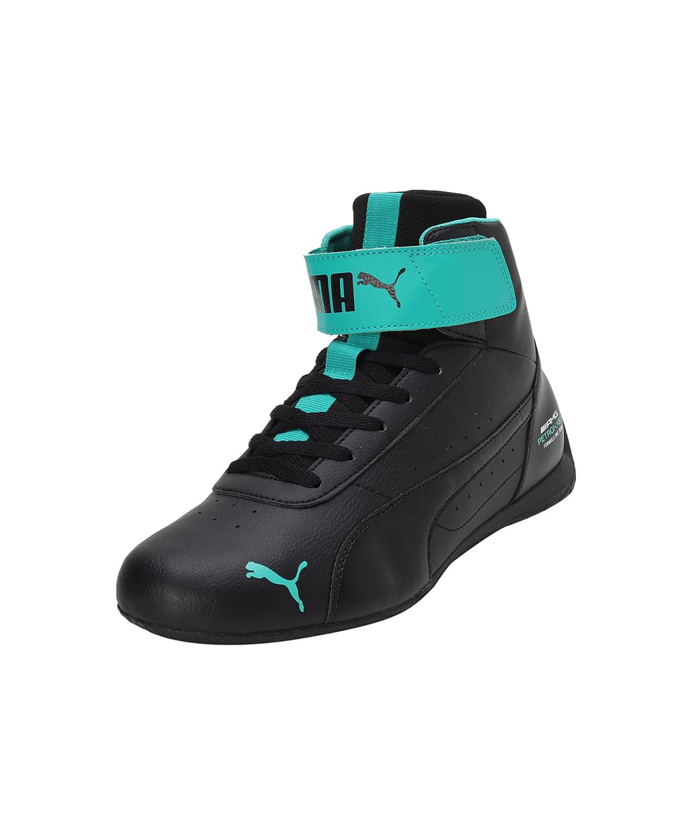 Buy Puma Unisex-Adult MAPF1 Neo Cat Mid Black-Black-Spectra Green ...