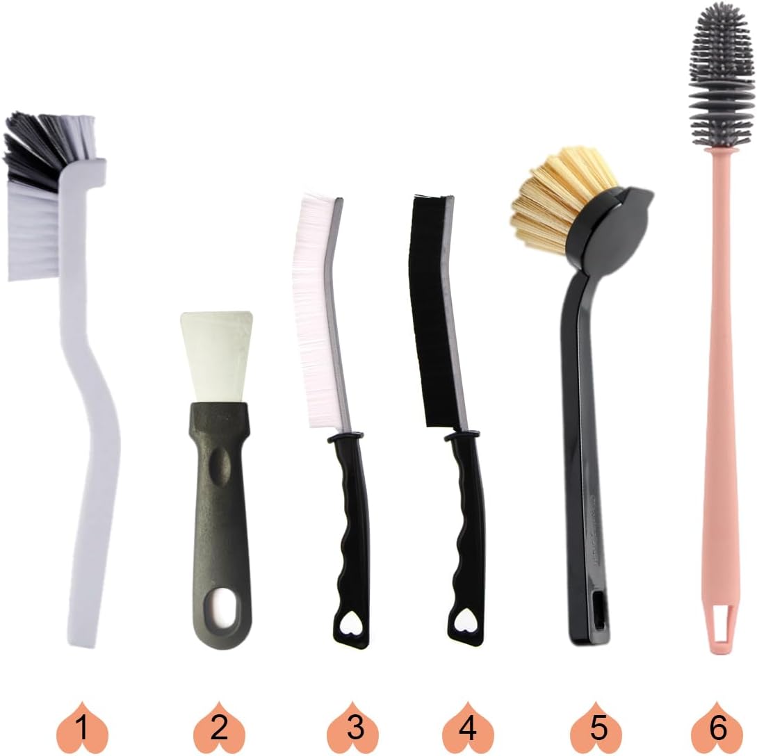 Amazon.com: Elkanah Deep Cleaning Supplies Scrub Brushes for Cleaning ...