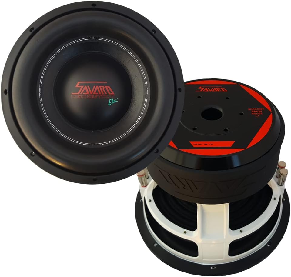 Amazon.com: SAVARD Speakers High Output Elite Series 12" D2 Ohm ...