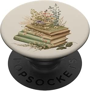 Amazon.com: Librarian Flowery Book Lover Bookish Floral Aesthetic ...