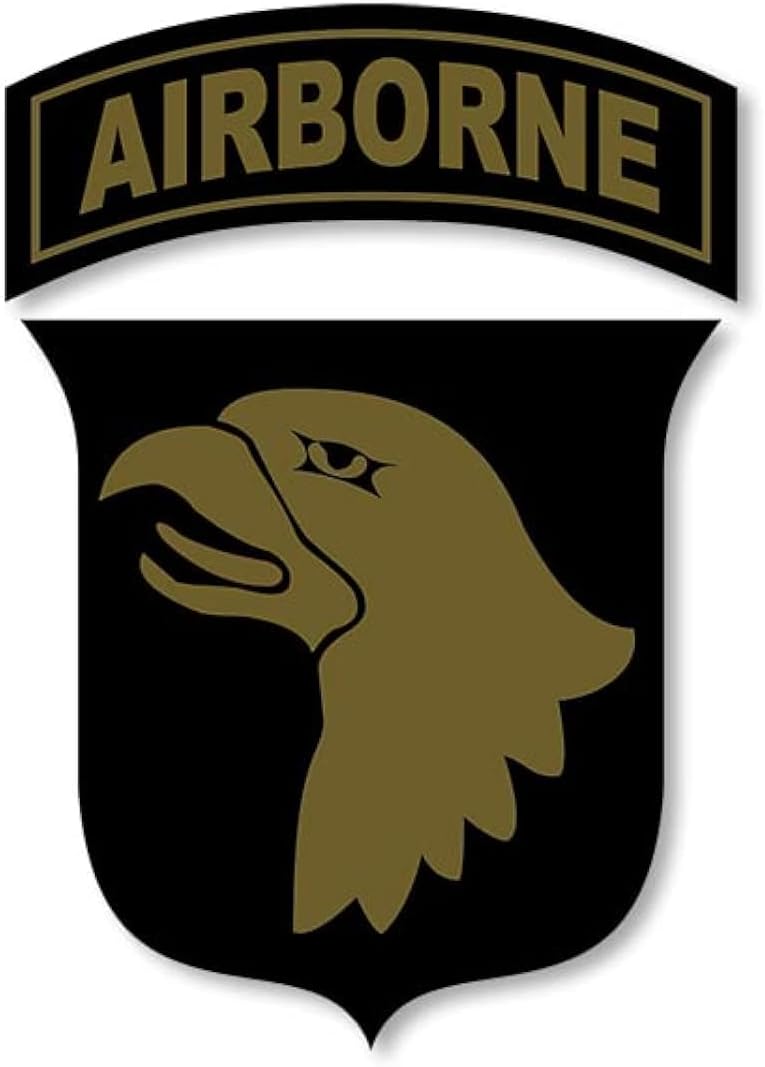 Amazon.com: Subdued Colors 101st Airborne Logo Screaming Eagles Sticker ...