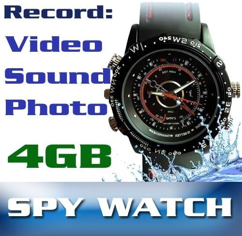 Sports Watch with Hidden Camera, Microphone and 4GB Storage : Amazon.co ...