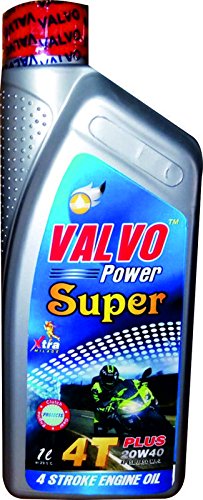 Valvo Power Super 4T(20w40) Engine Oil 1ltr-API SL Jaso MA2 : Amazon.in ...