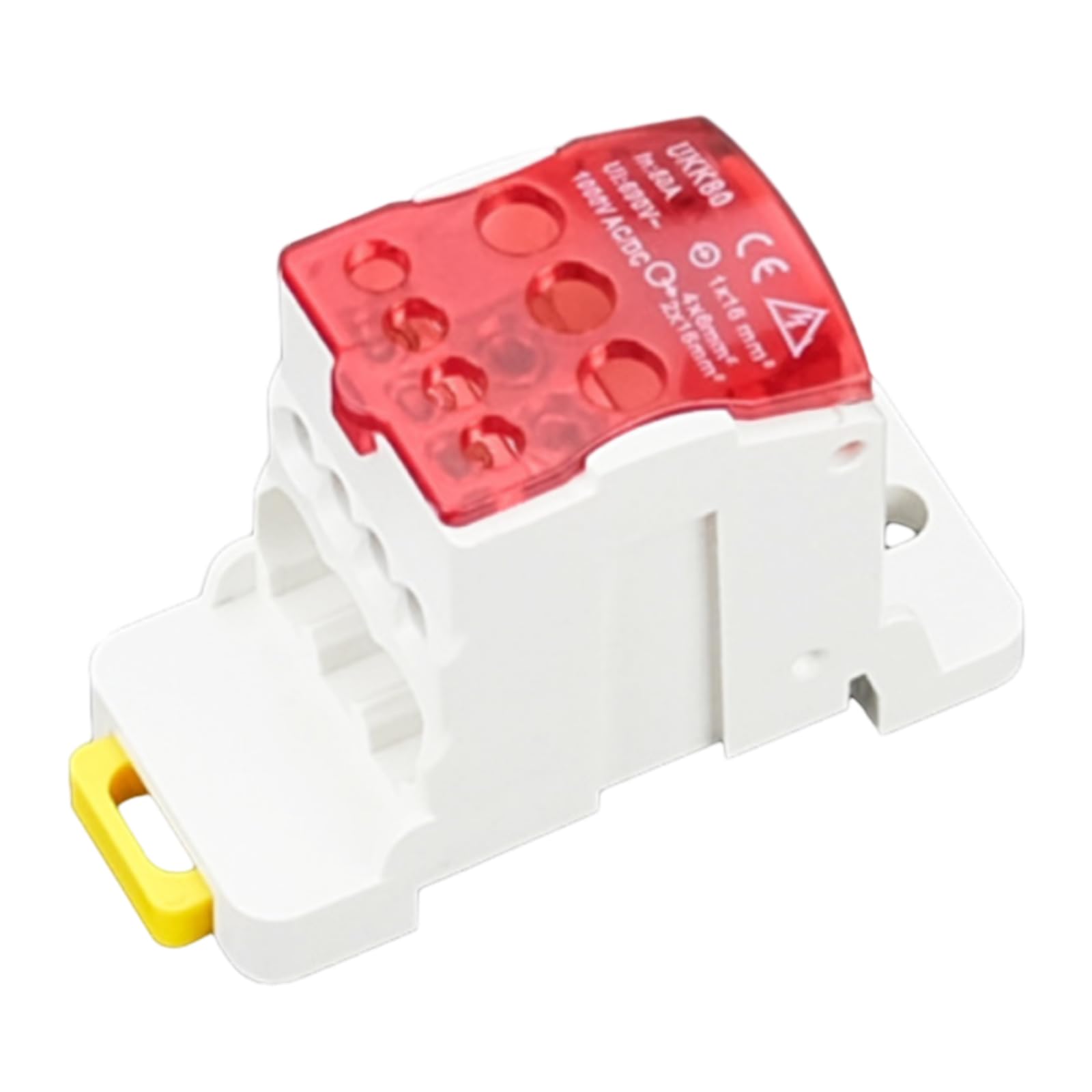 Snapklik.com : DIN Rail Distribution Box,690V 80A Positions Screw ...