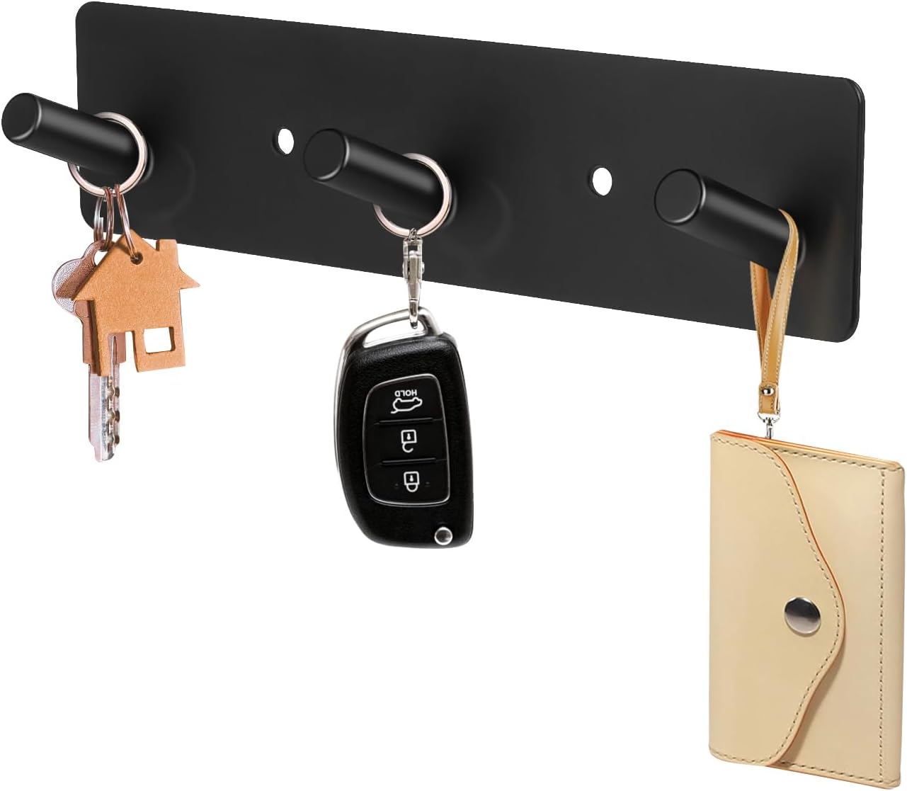 Amazon.com: kuaima Key Holder Wall Mount, 7 Inch Adhesive Key Hanger ...