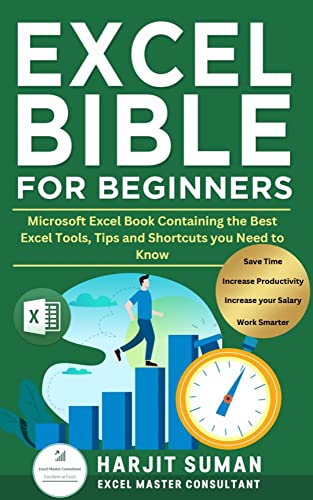 Excel Bible for Beginners: Microsoft Excel Book Containing the Best ...
