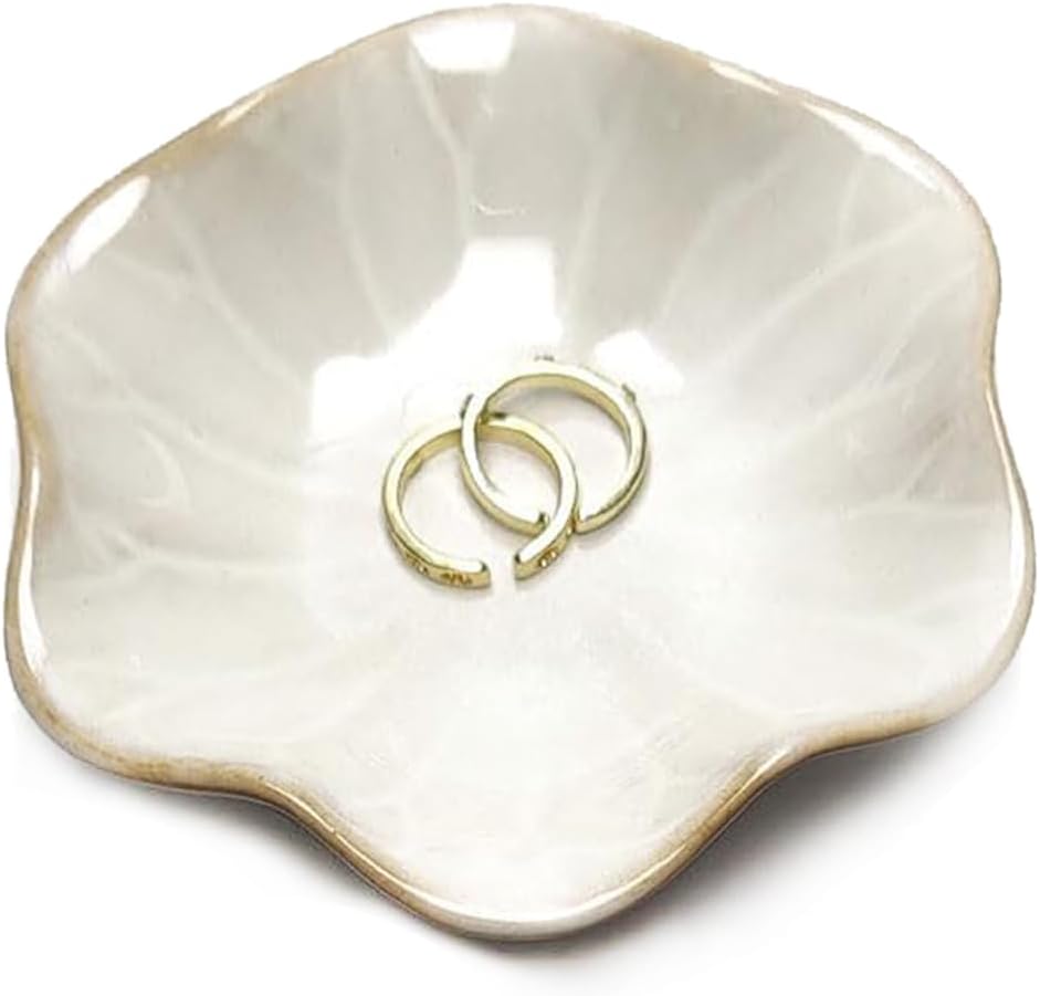 Amazon.com: Ceramic Leaf Jewelry Dish, Tiny Key Bowl, Small Ring Dishes ...