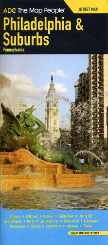 Buy Adc the Map People Philadelphia & Suburbs, Pa Street Map Book ...